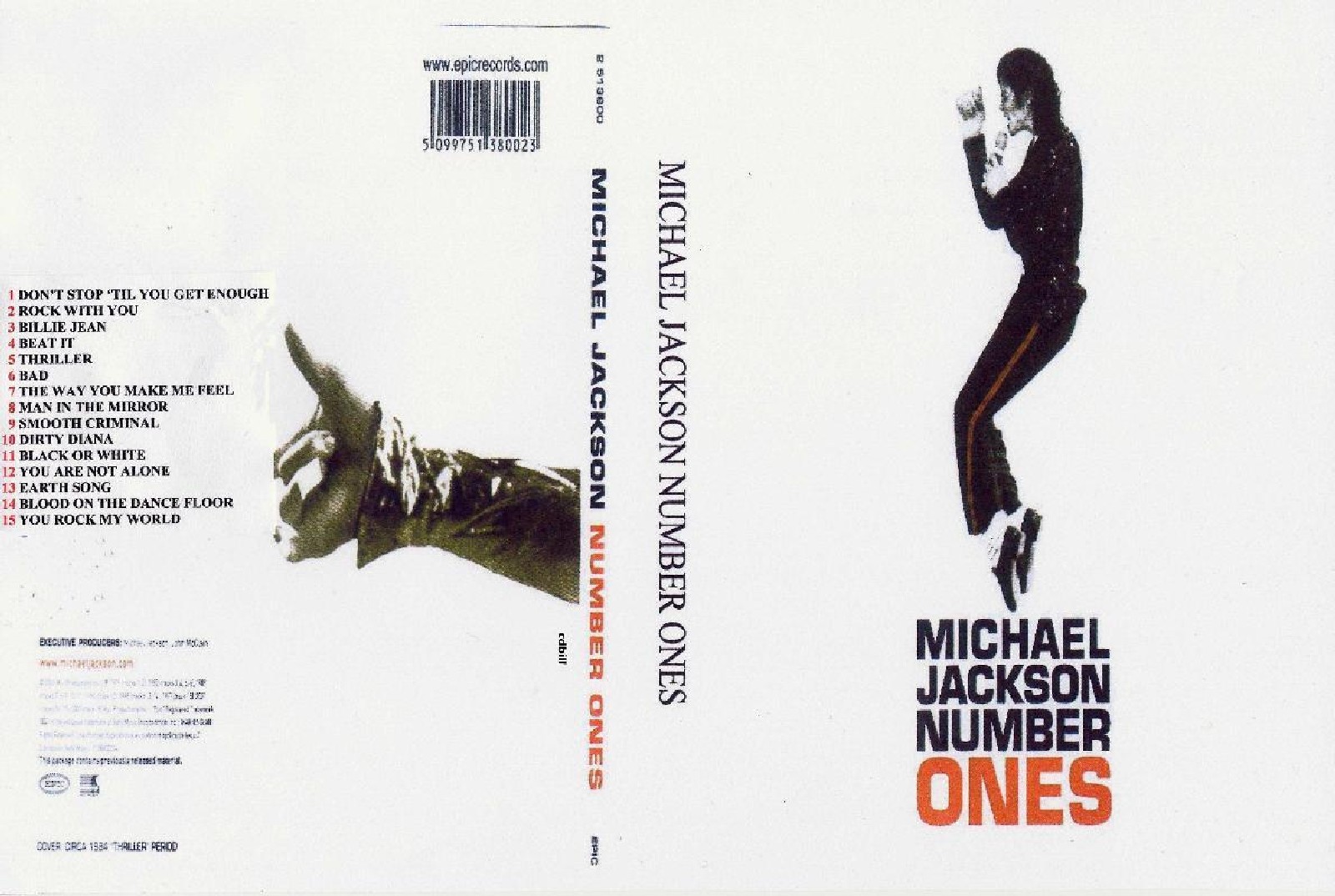 Michael Jackson Number Ones : Front | DVD Covers | Cover Century | Over ...